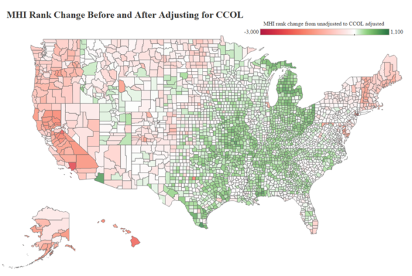 County Cost of Living Index and Median Household Income: How Cost of ...